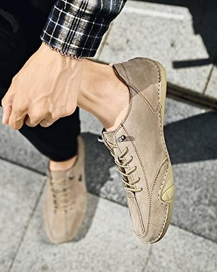 Kaegreel Handmade Beck Shoes Waterproof Leather Sneakers Non-Slip ...