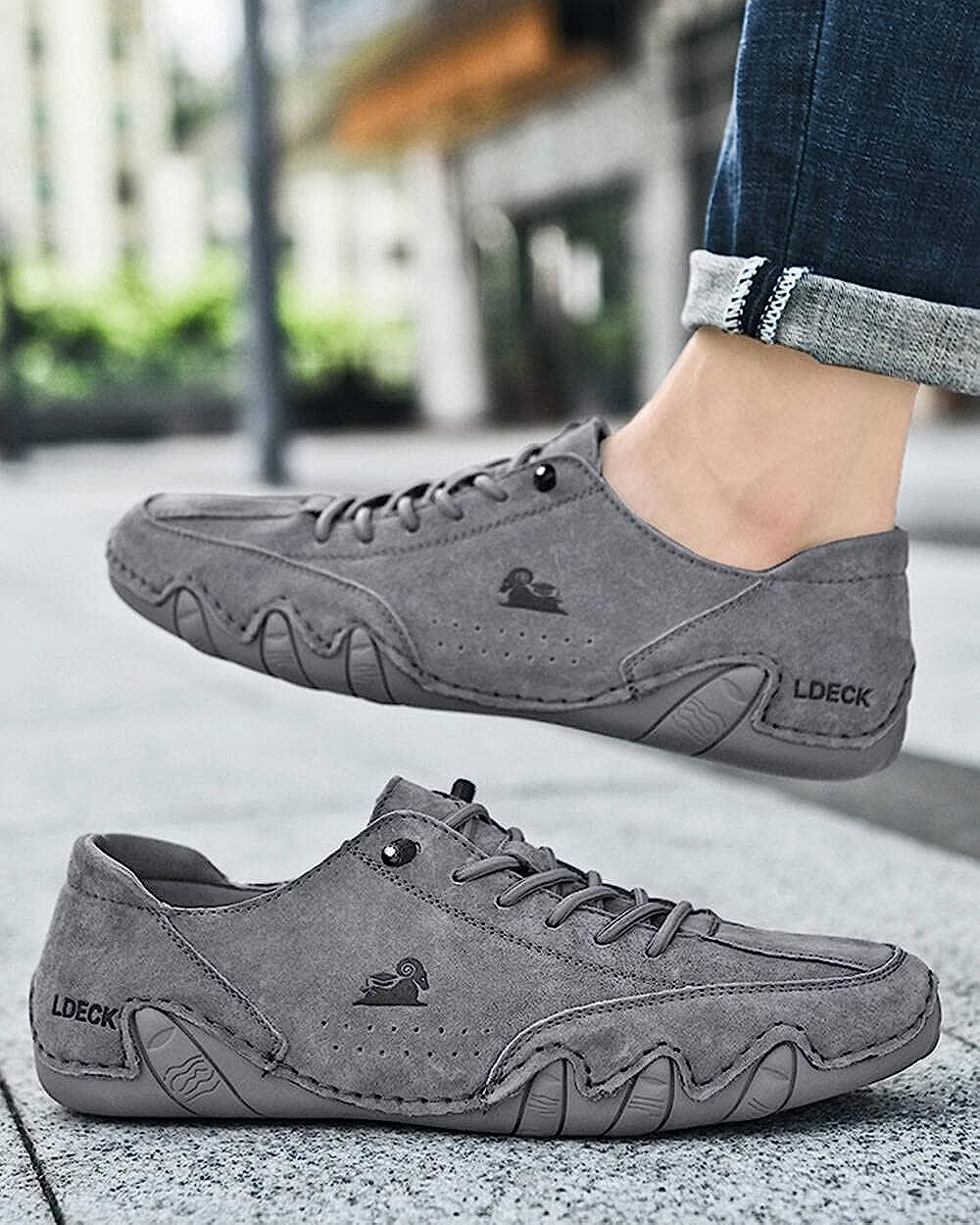 Kaegreel Handmade Beck Shoes Waterproof Leather Sneakers Non-Slip ...