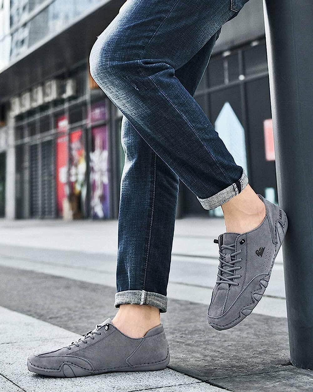 Kaegreel Handmade Beck Shoes Waterproof Leather Sneakers Non-Slip ...