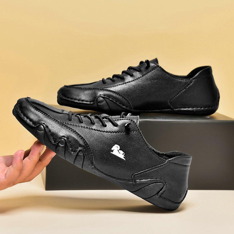 Kaegreel Handmade Beck Shoes Waterproof Leather Sneakers Non-Slip ...