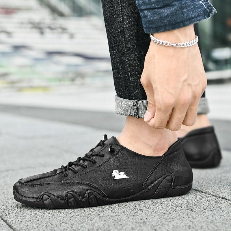 Kaegreel Handmade Beck Shoes Waterproof Leather Sneakers Non-Slip ...