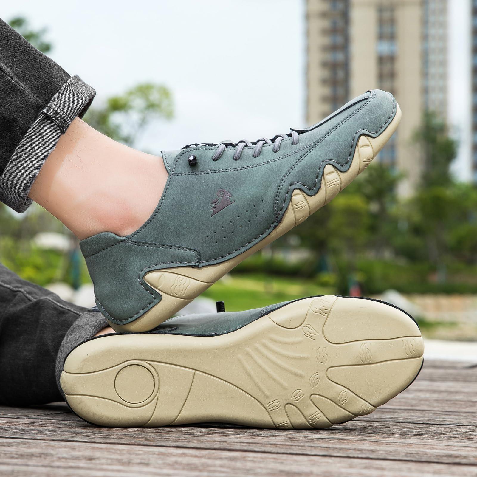 Kaegreel Handmade Beck Shoes Waterproof Leather Sneakers Non-Slip ...