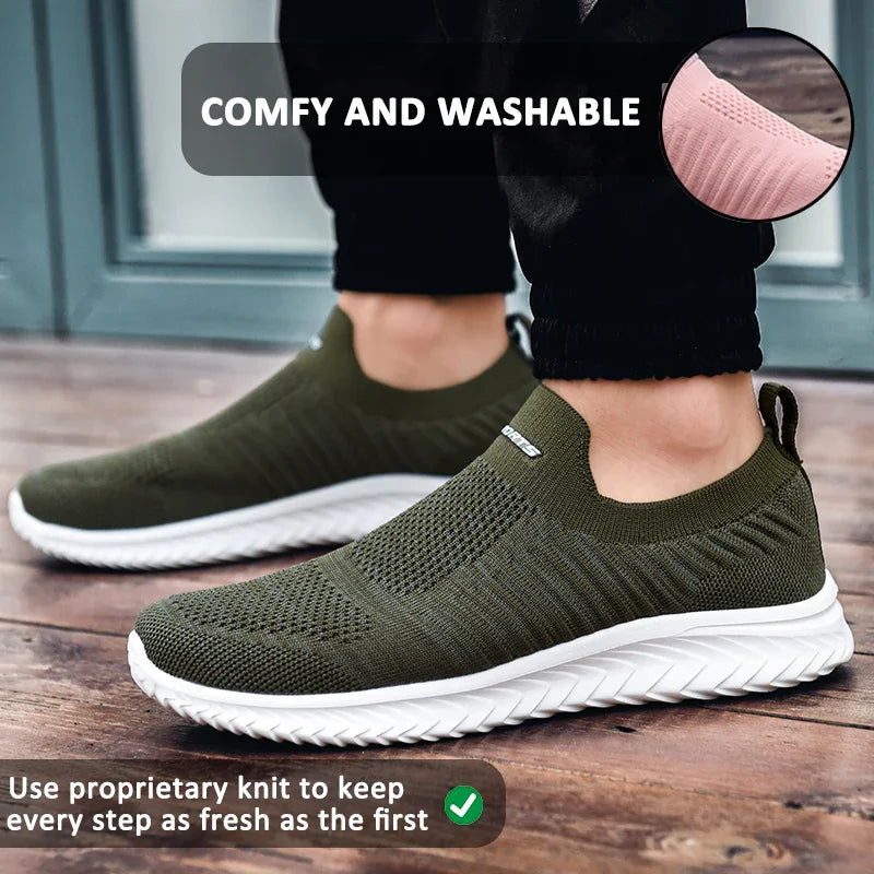 Men Women Sports Fitness Running Flying Knit Shoes (Unisex) – Kaegreel.com